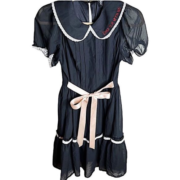 Disney | Dresses | Disney The Shining Costume Dressblack Goth Rare Size ...